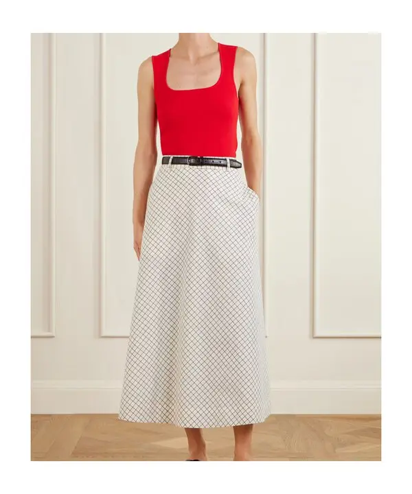 RÓHE Sleeveless Knitted Vest - Red