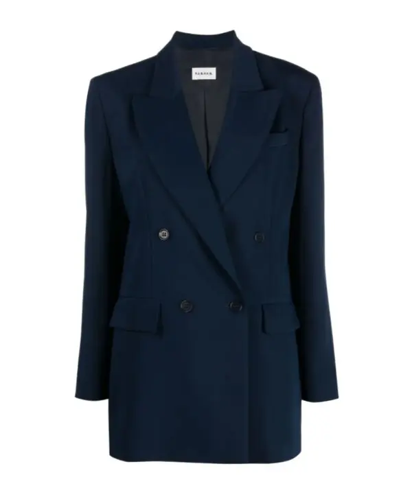 P.a.r.o.s.h Long-sleeve Double-breasted Blazer - Black