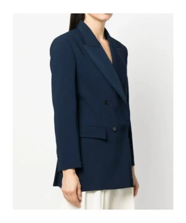 P.a.r.o.s.h Long-sleeve Double-breasted Blazer - Black
