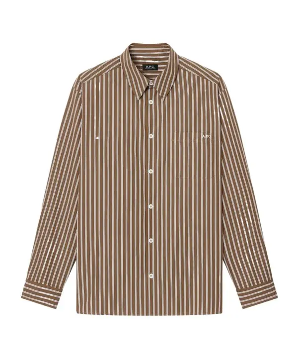 A.p.c. Striped Pocket Shirt