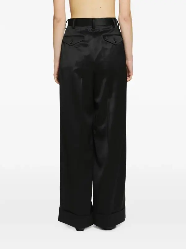 Junya Watanabe Pleated Trousers - Black