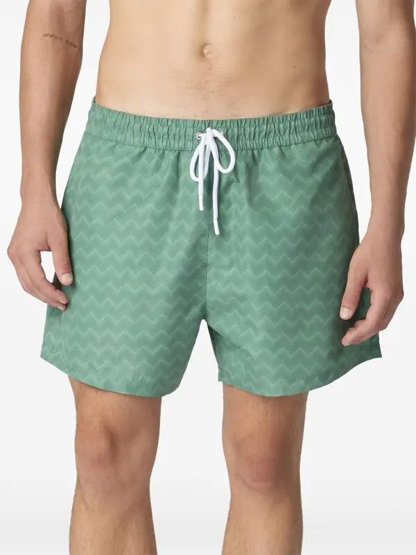 Missoni Zigzag Pattern Swim Shorts