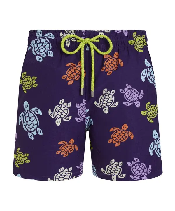 Vilebrequin Turtle Print Swim Shorts - Purple