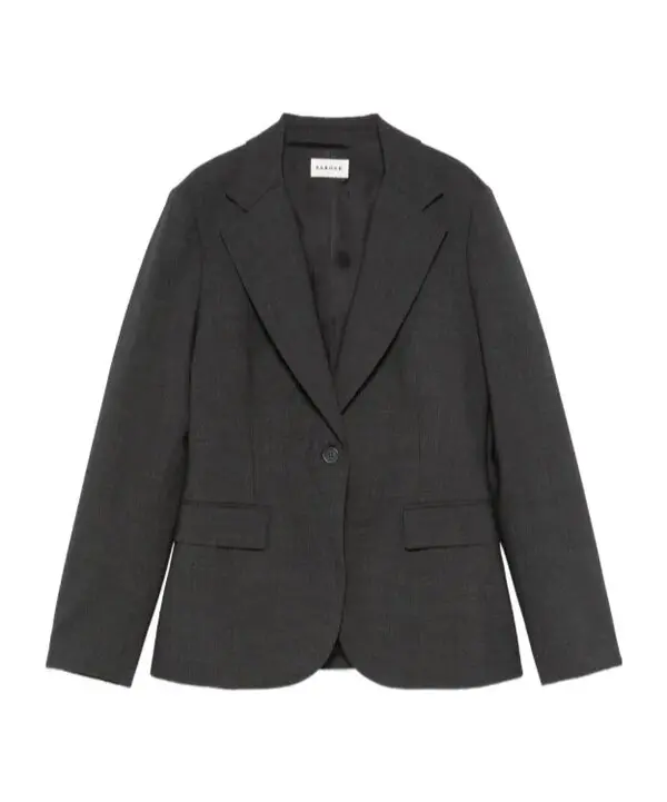 P.a.r.o.s.h Mélange Effect Single-breasted Blazer