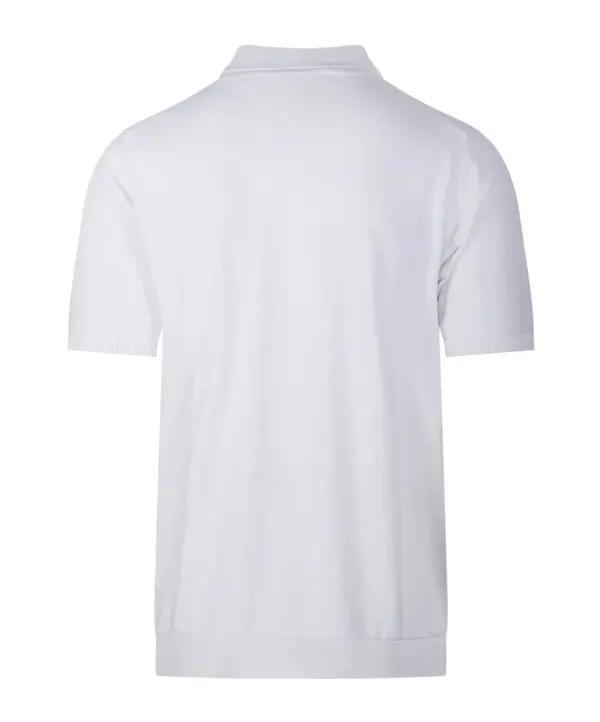 ROBERTO COLLINA Short-sleeve Polo Shirt - White