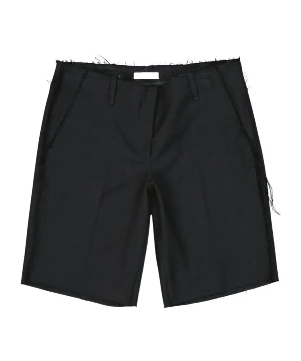 DONDUP Frayed-edge Shorts With Zip Closure