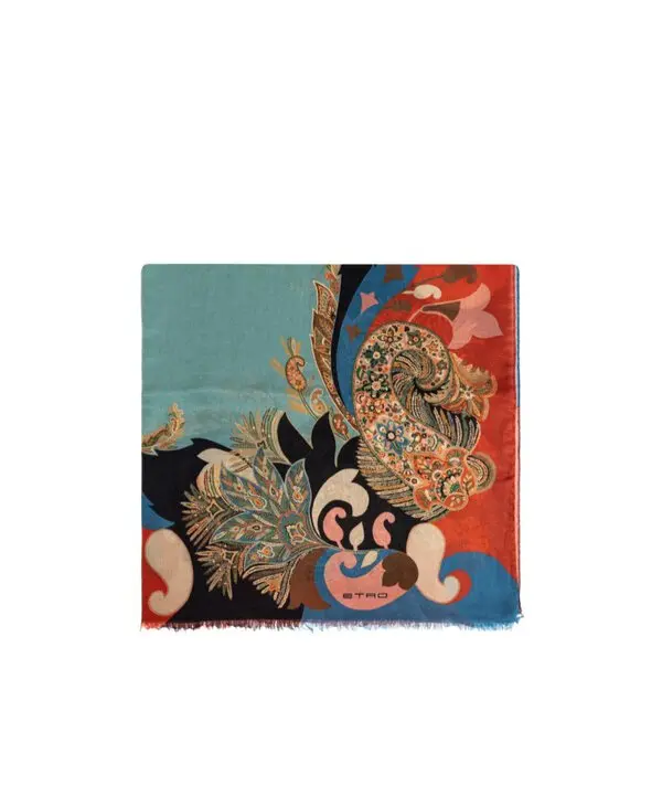 Etro Paisley Print Scarf - Multicolor