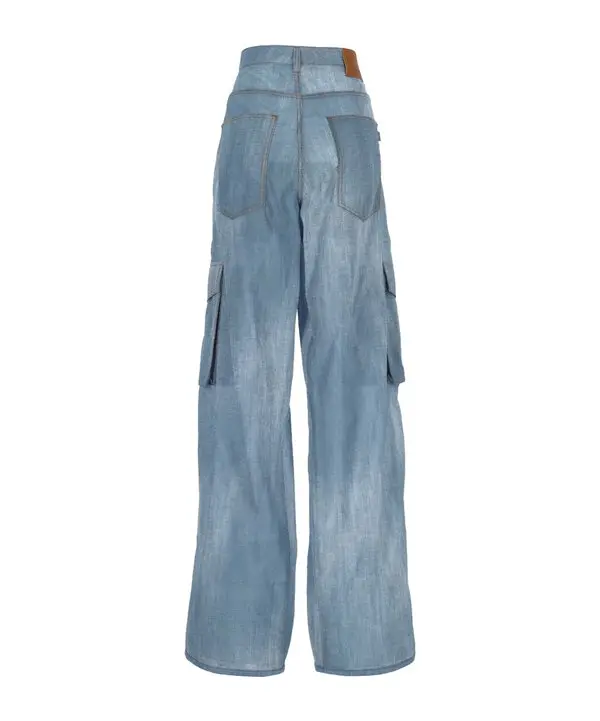 Ermanno Scervino Trompe L'oeil Printed Cargo Pants