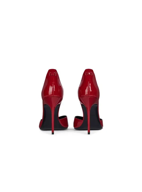 Balmain Sync Chain Heeled Pumps - Red