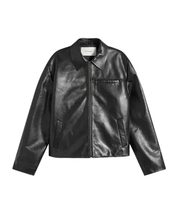 ENTIRE STUDIOS Corehide Leather Jacket - Black