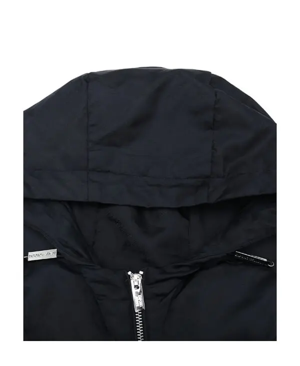 Emporio Armani Monogram Zipped Hooded Jacket