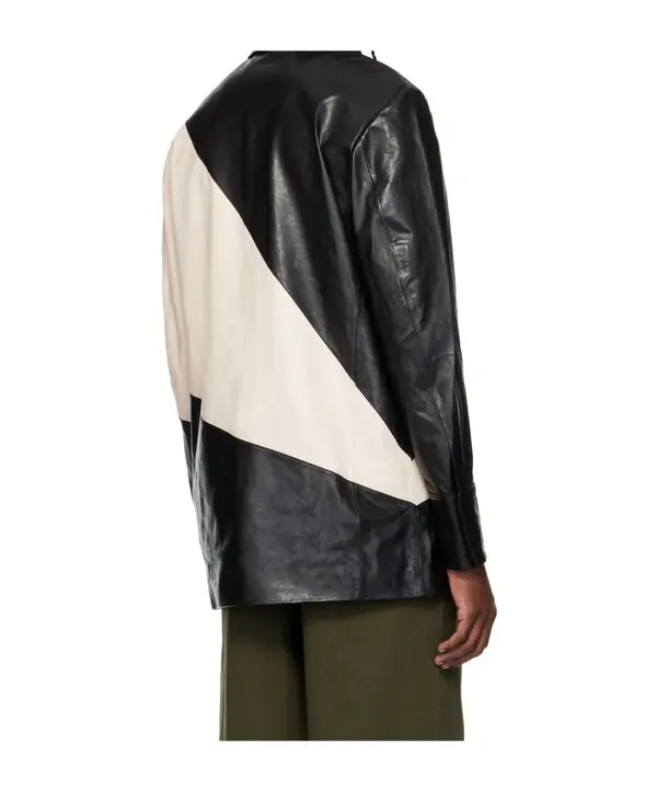 ENTIRE STUDIOS Block Leather Shirt
