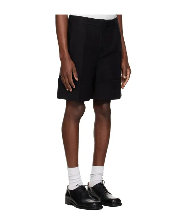 ENTIRE STUDIOS Cuffed Shorts - Black