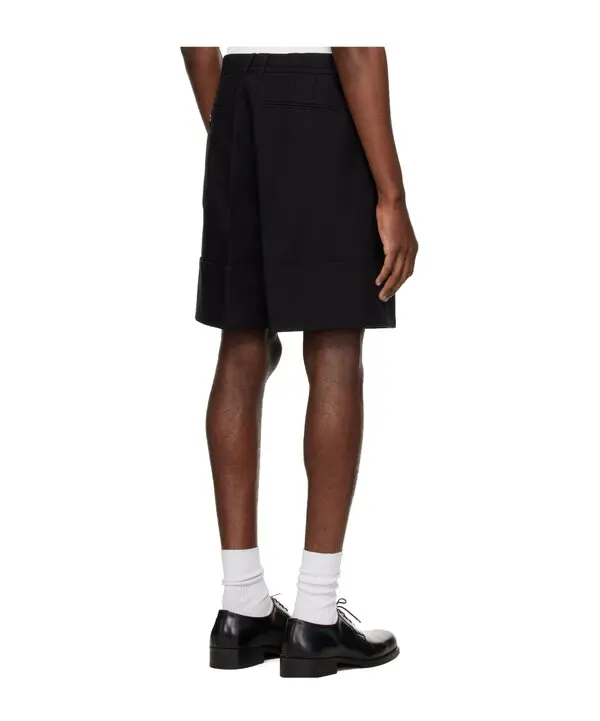 ENTIRE STUDIOS Cuffed Shorts - Black