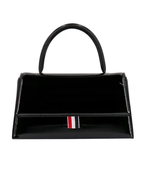 Thom Browne Signature-web Top Handle Bag