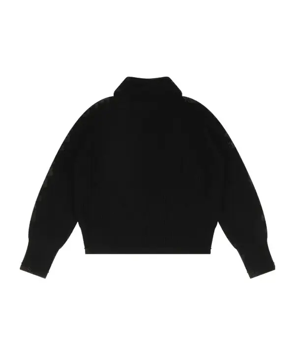 ENTIRE STUDIOS Blimp Ribbed-knit Quarter-zip Sweater