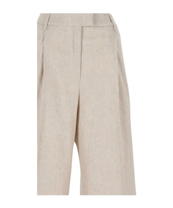 PT TORINO Pleated Wide-leg Trousers