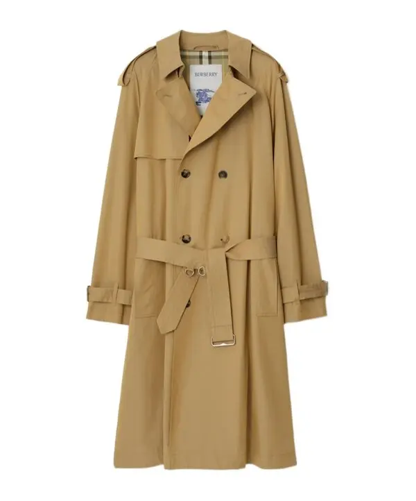 Burberry Double Breasted Belted Trench Coat