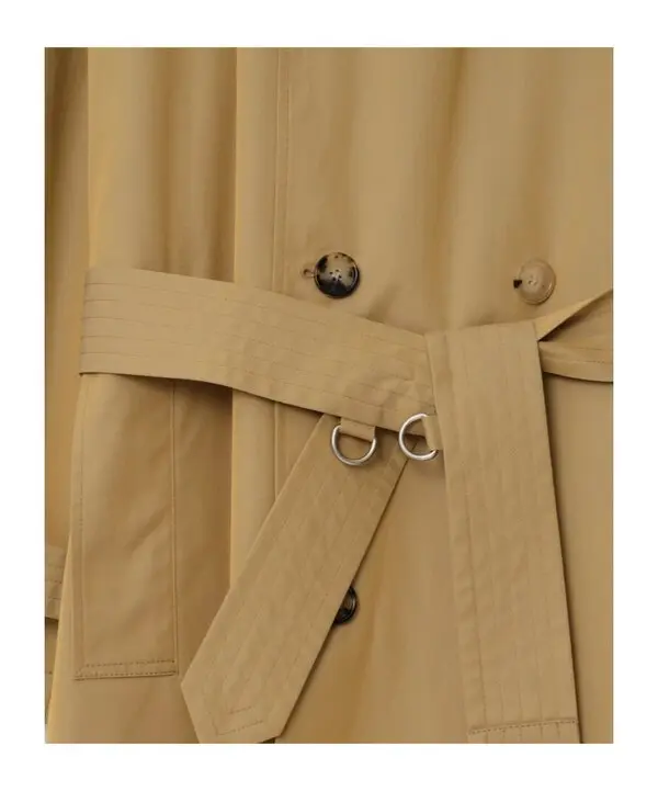 Burberry Double Breasted Belted Trench Coat