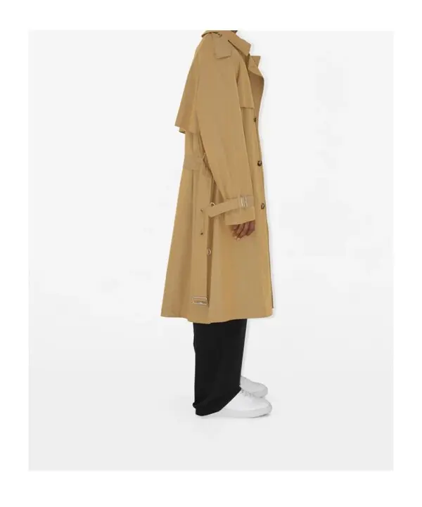 Burberry Double Breasted Belted Trench Coat