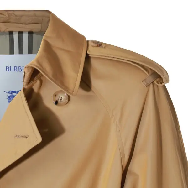 Burberry Double Breasted Belted Trench Coat