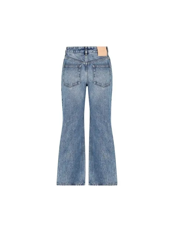 Loewe Flared Leg Denim Trousers