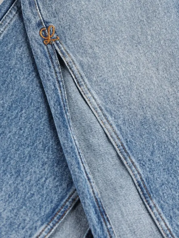 Loewe Flared Leg Denim Trousers