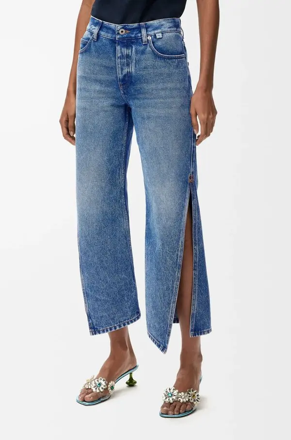 Loewe Flared Leg Denim Trousers