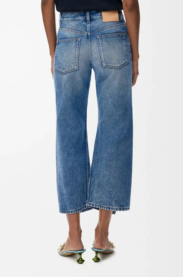 Loewe Flared Leg Denim Trousers