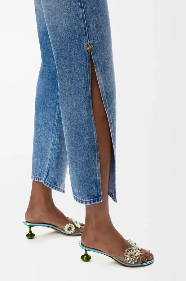 Loewe Flared Leg Denim Trousers