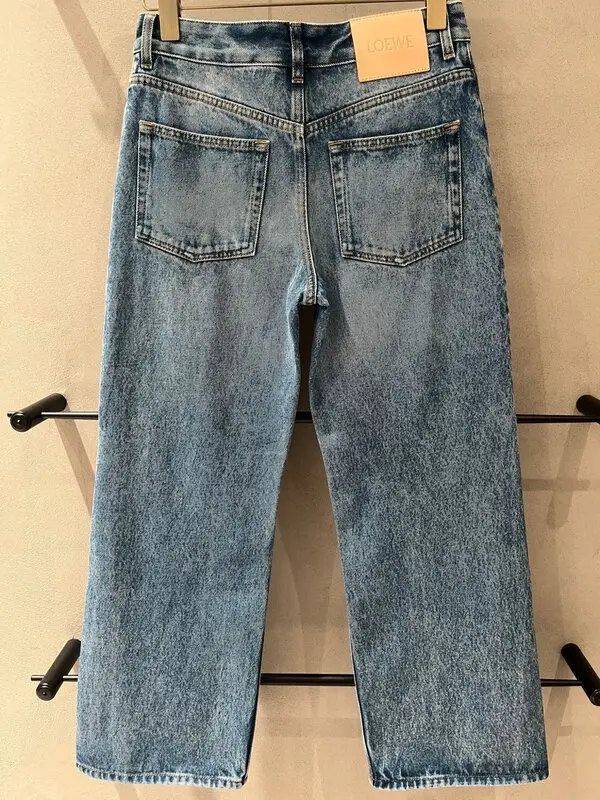 Loewe Flared Leg Denim Trousers