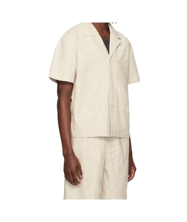 ENTIRE STUDIOS Short Sleeved Strand Shirt - Sand-colored