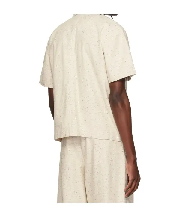 ENTIRE STUDIOS Short Sleeved Strand Shirt - Sand-colored