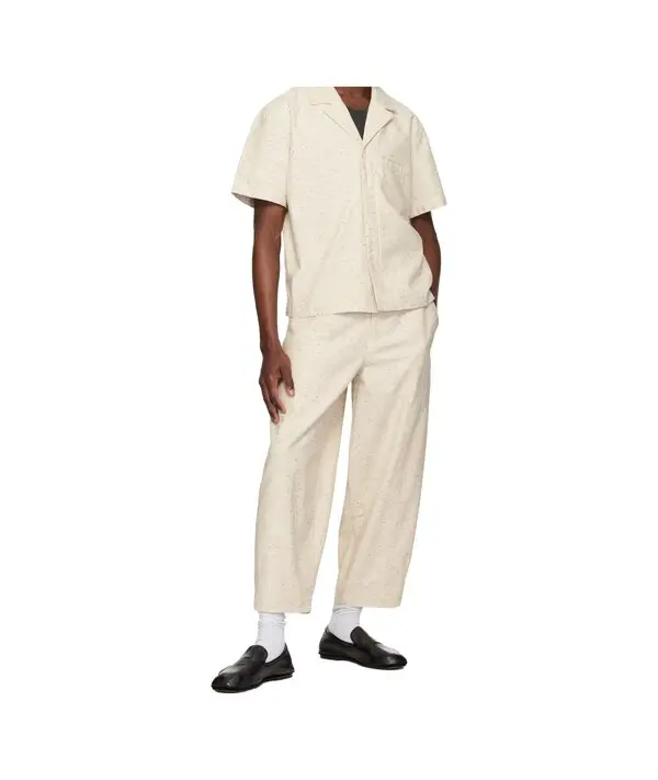 ENTIRE STUDIOS Short Sleeved Strand Shirt - Sand