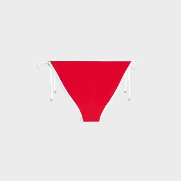 Celine Triomphe Swimsuit Bottom In Matte Jersey