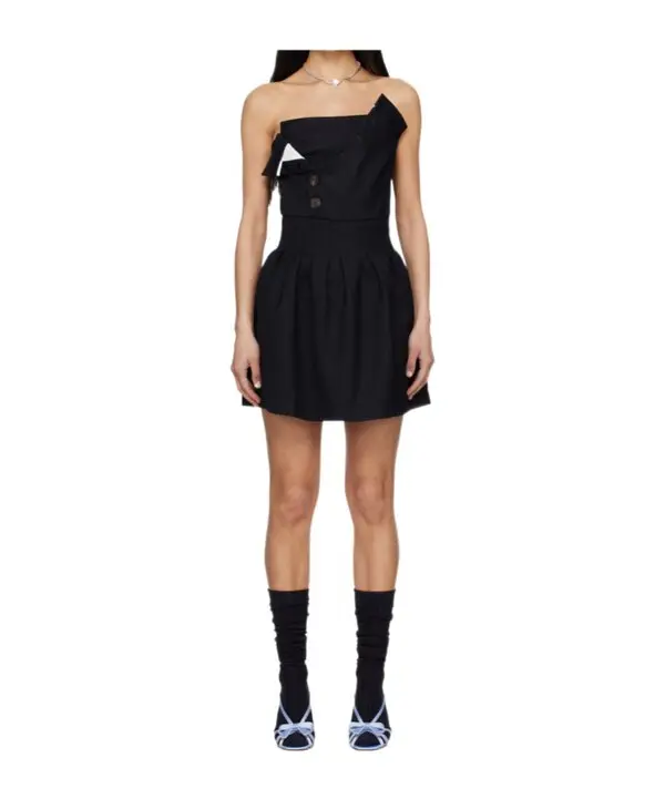 SHUSHU/TONG Sleeveless Dress - Black