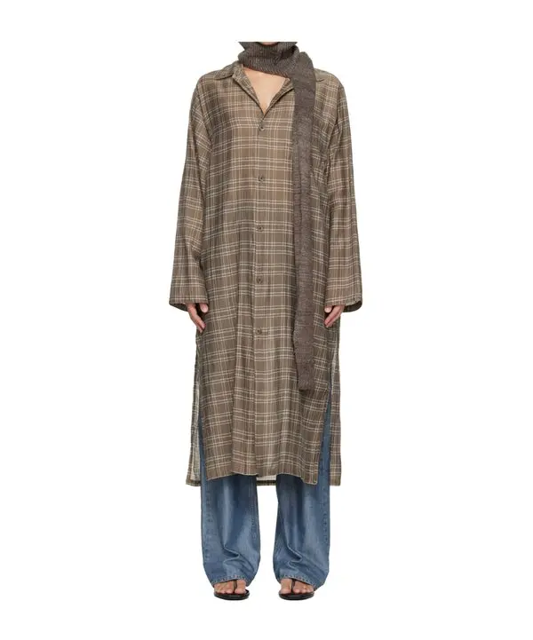 Our Legacy Strand Plaid Long-sleeved Shirt