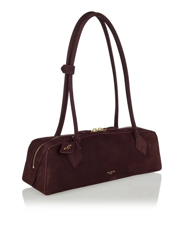 Alaïa Double Handle Shoulder Bag - Black
