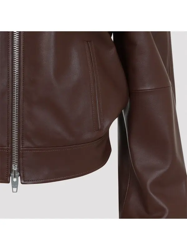 Celine Long Sleeve Leather Jacket
