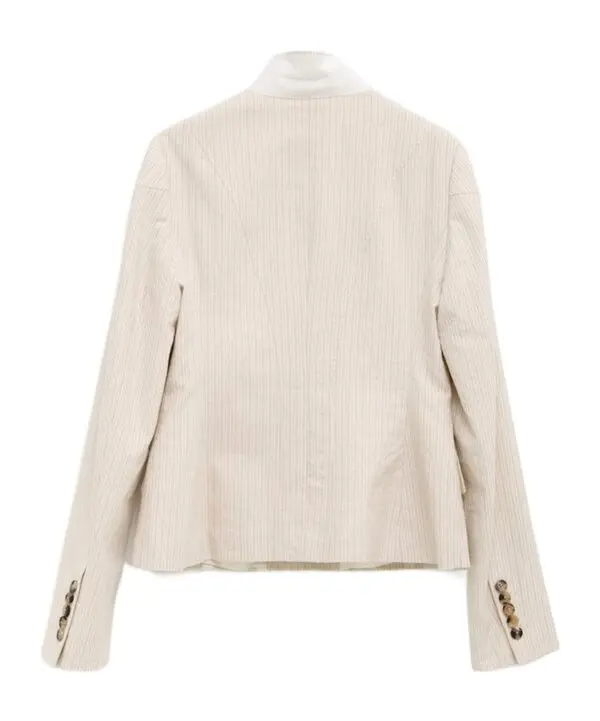 Dries Van Noten Single-breasted Jacket With Stripes