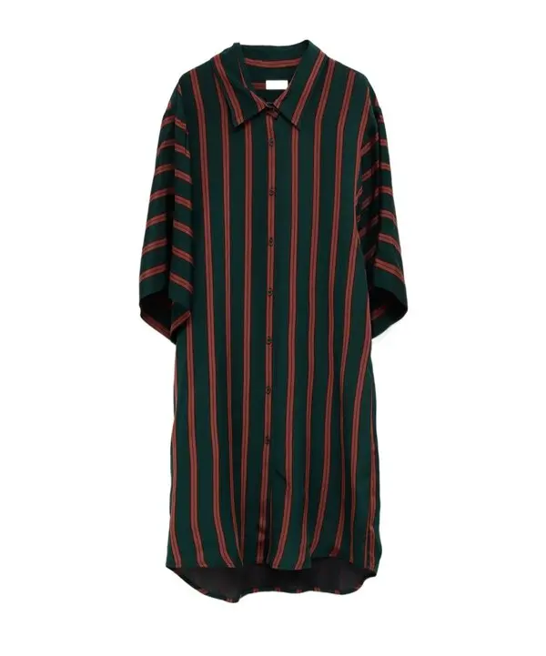 Dries Van Noten Striped Shirt Dress