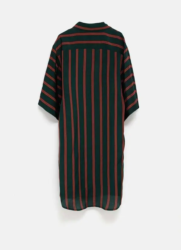 Dries Van Noten Striped Shirt Dress