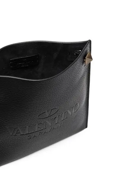Valentino Garavani Logo Embossed Messenger Bag