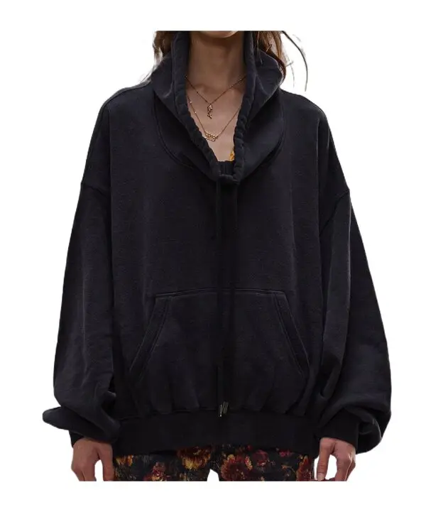 R13 Long-sleeved Funnel Neck Sweatshirt