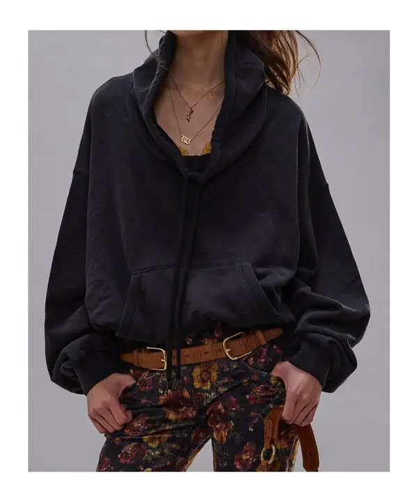 R13 Long-sleeved Funnel Neck Sweatshirt