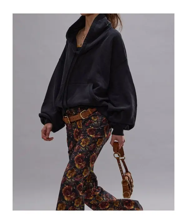 R13 Long-sleeved Funnel Neck Sweatshirt