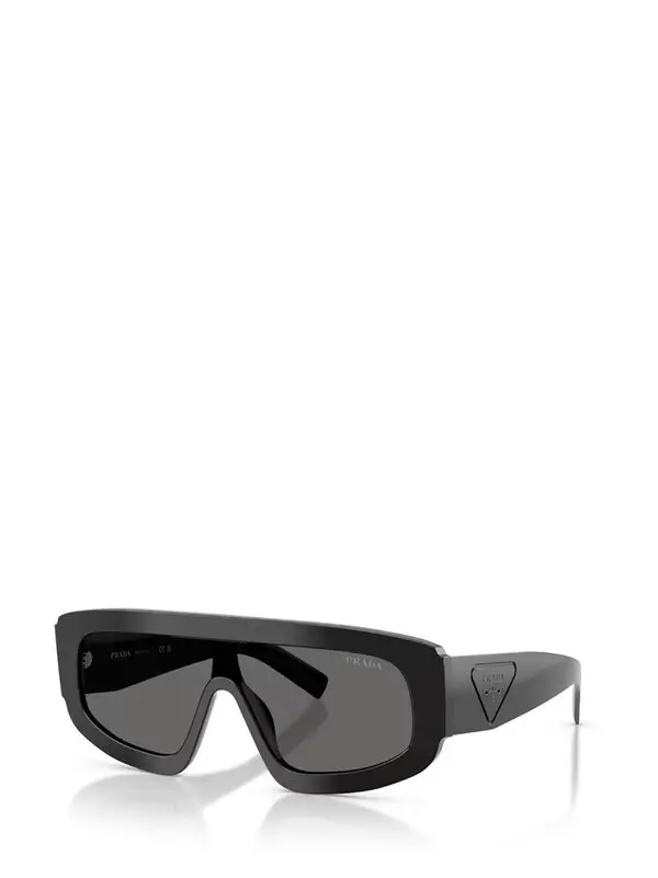 Prada Geometric Frame Sunglasses - Gray