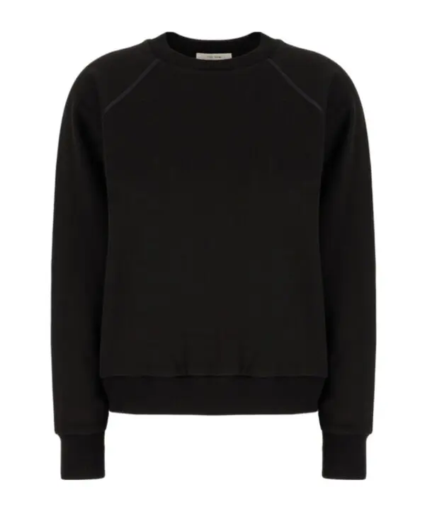 THE ROW Eulalia Crew-neck Sweatshirt - Black