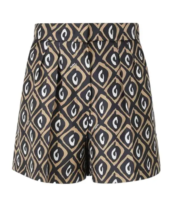 Max Mara Patterned Tailored Shorts