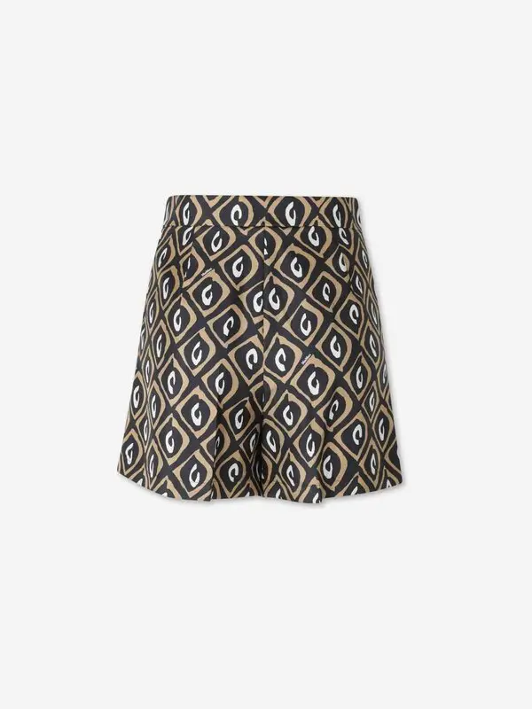 Max Mara Patterned Tailored Shorts